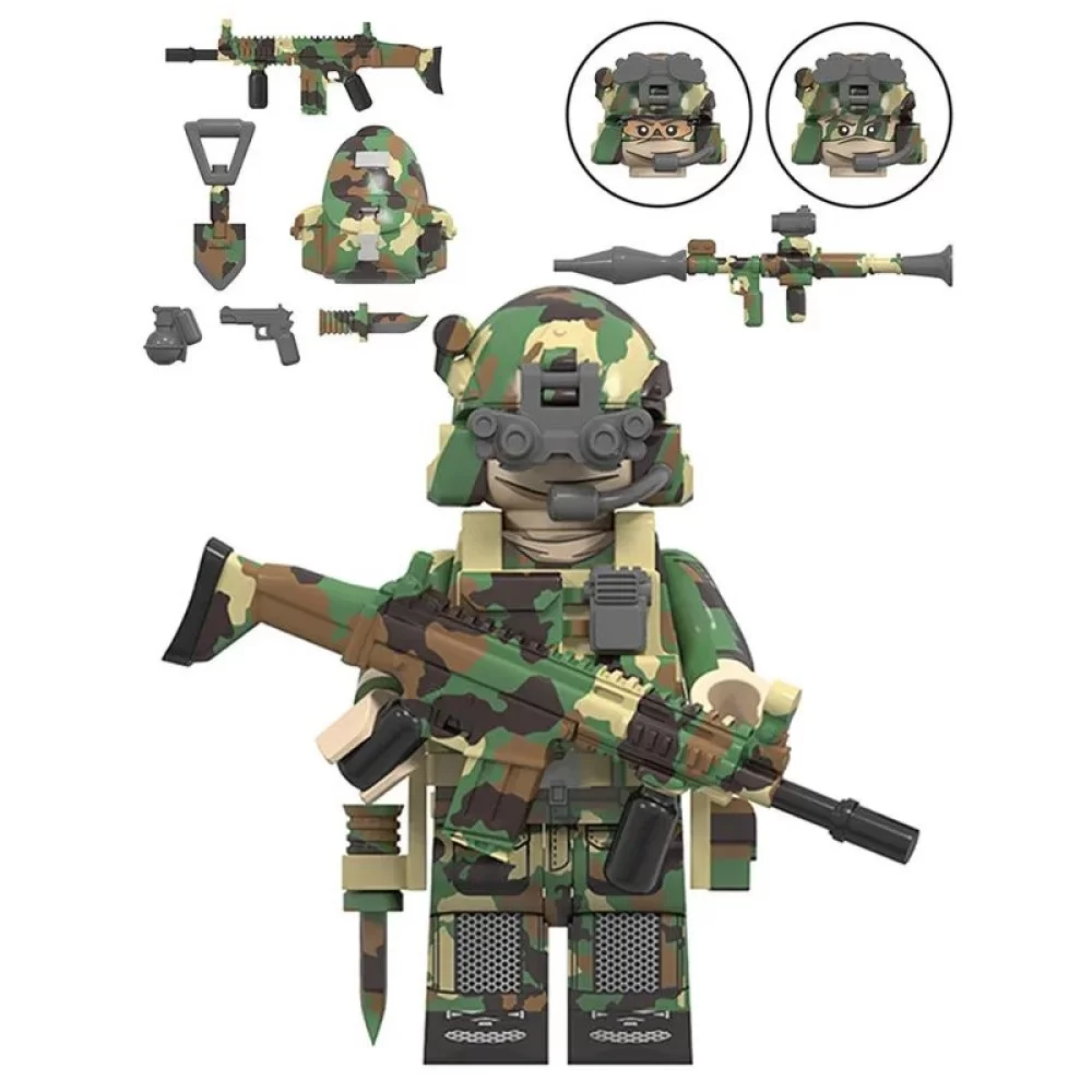 Minifigure 'Elite Special Forces' KSK Special Forces lego