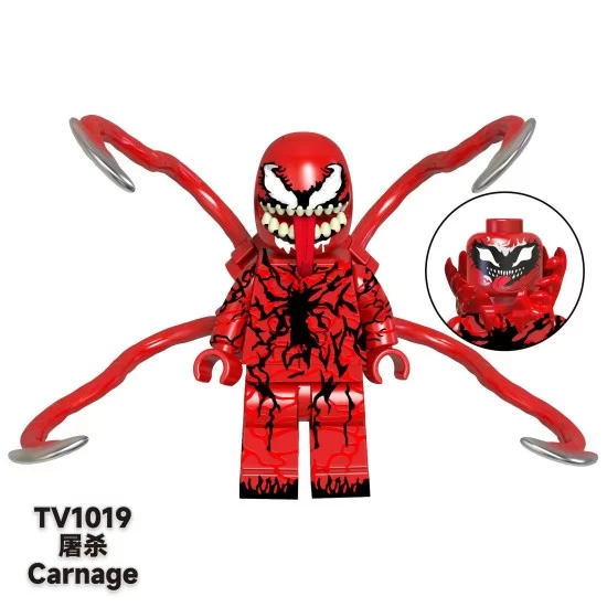 lego minifigure Super Hero Venom Serum Death Attendant Mrs. Chen ...