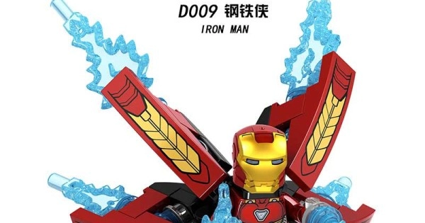 lego minifigure Iron Man superhero building block bricks toys