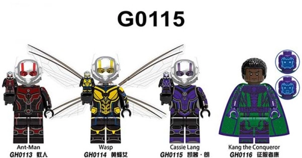 lego minifigure Super Hero Ant Man Hornet Woman Cassie Long Conqueror ...