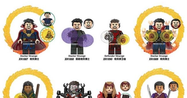 lego minifigure Superhero multi handed doctor building block bricks toys