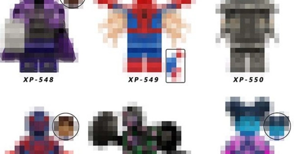 lego minifigure Superhero Prowler Spotted Doll building block bricks toys